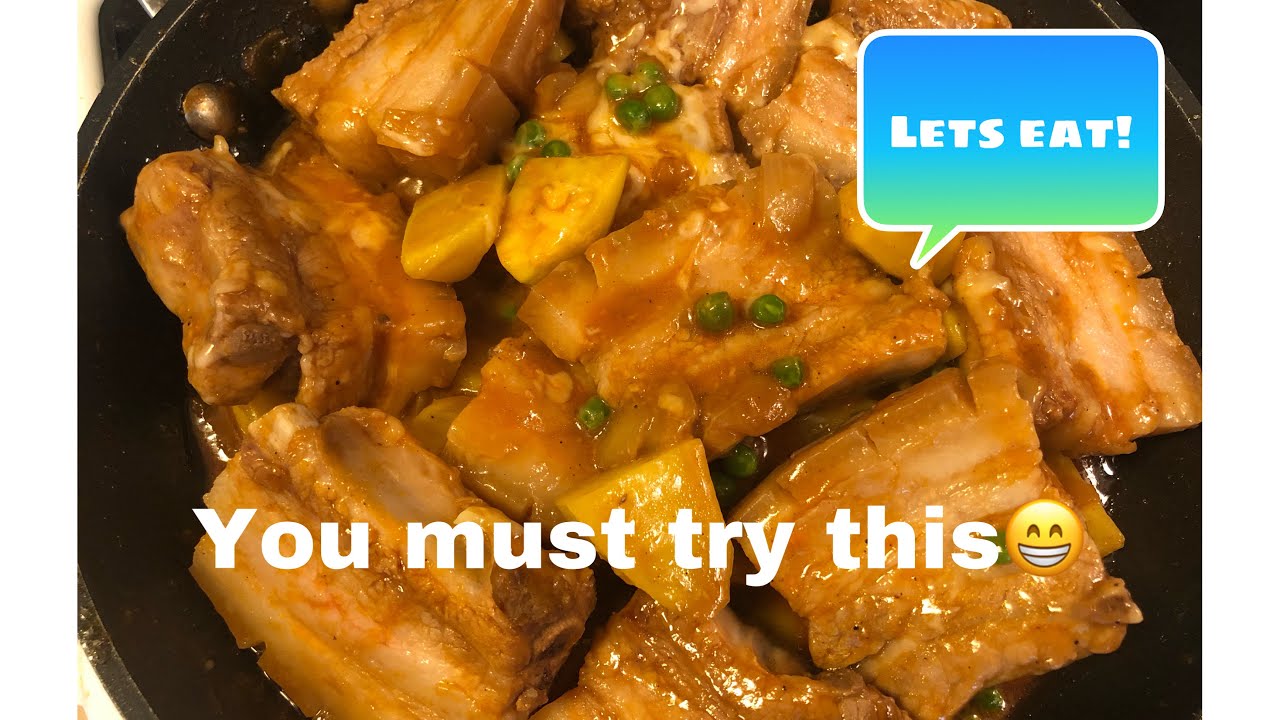 SINANTOMAS, PORK STEW! A DISH YOU SHOULD TRY! SUPER EASY TO MAKE! - YouTube