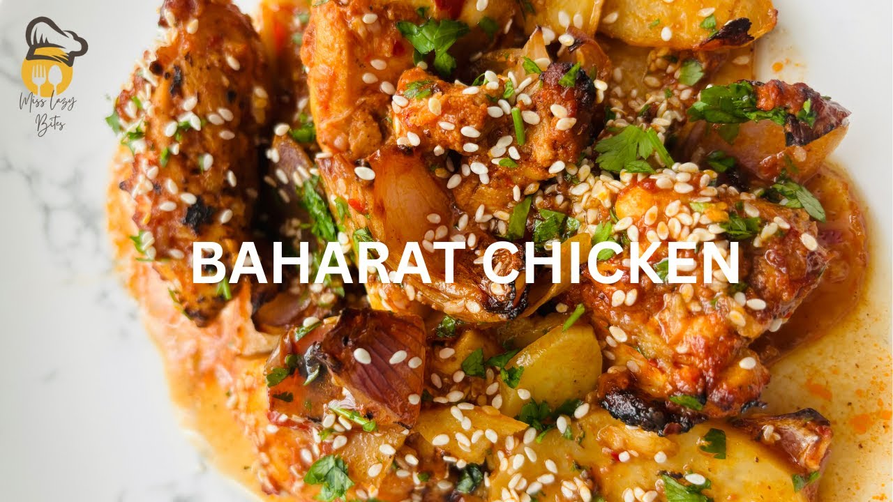 Baharat Chicken Recipe | 30 mins Baked Chicken | Boneless Chicken Thigh ...
