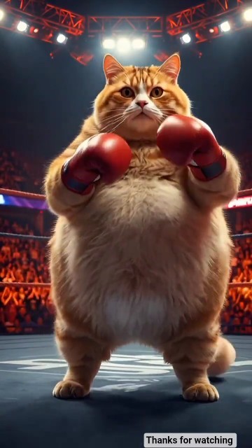 Epic Boxing Battle🥊।Cat 🐱 vs Dog 🐶 #meow #meoww #cute #kitten # ...