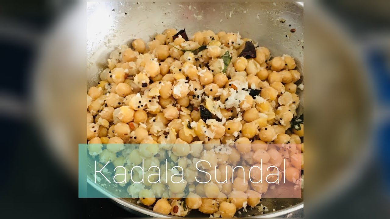 Vella Kadala Chundal || Navrathri Special Offering Konda Kadalai Sundal ...