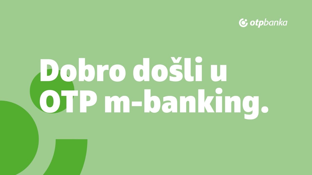 OTP banka d.d. - OTP m-banking Eur - YouTube