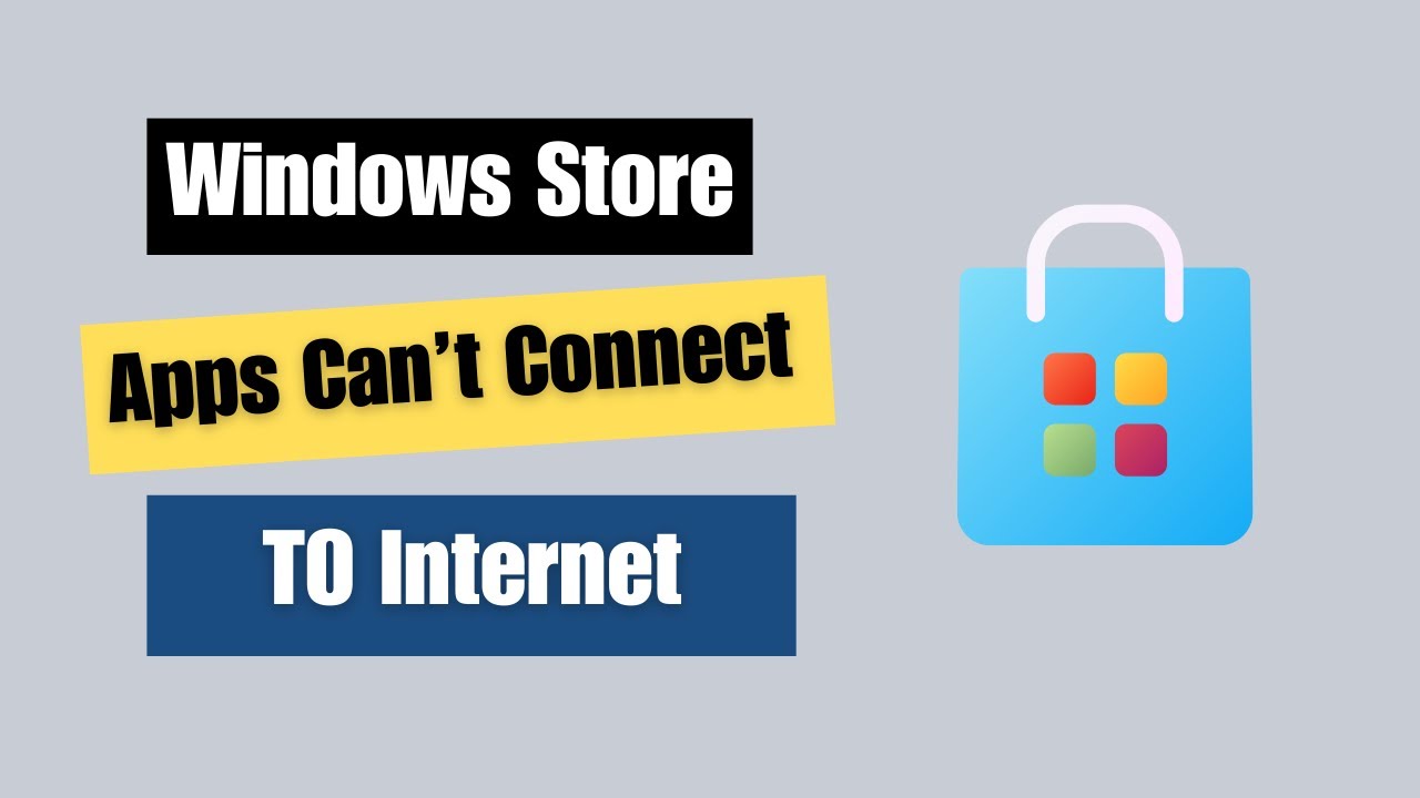 How to Fix Windows Store Apps Can't Connect to the Internet - YouTube
