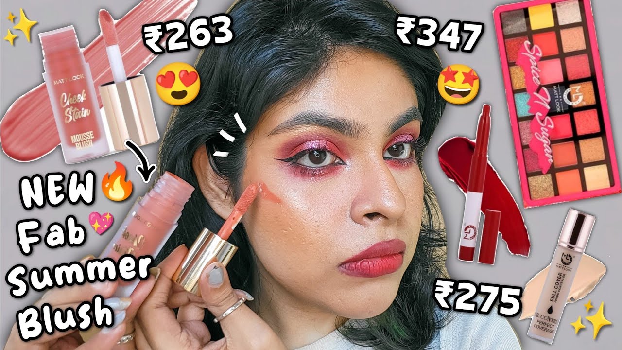 NEW MAKEUP🔥Matt look Cheek Stain Mousse Blush Matt look Jumbo Concealer ...