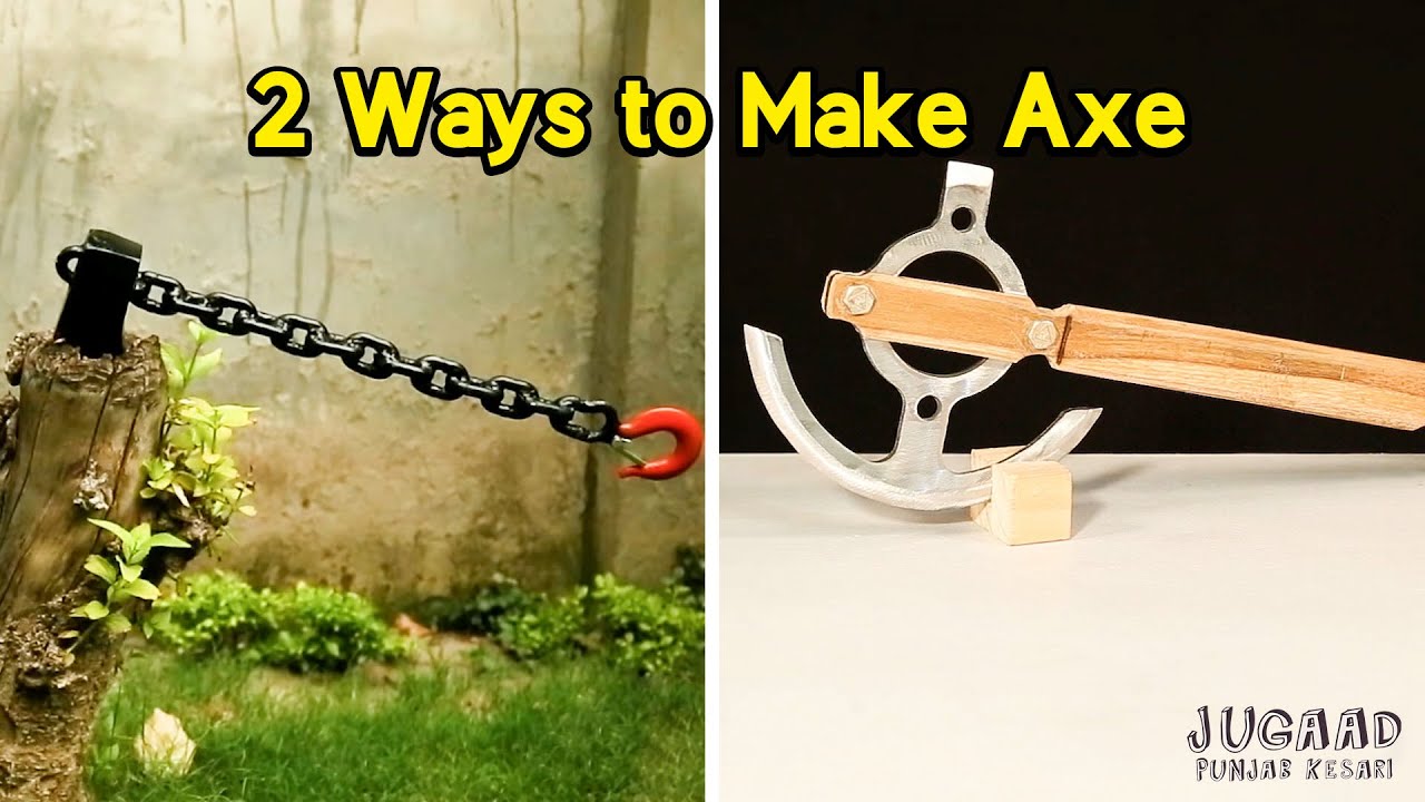 2 Ways to Make Axe - YouTube