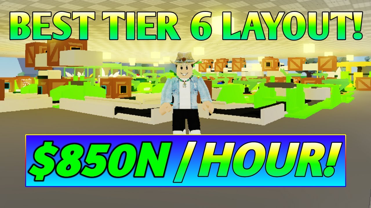 TIER 6 LAYOUT FACTORY SIMULATOR! - Roblox Factory Simulator - YouTube