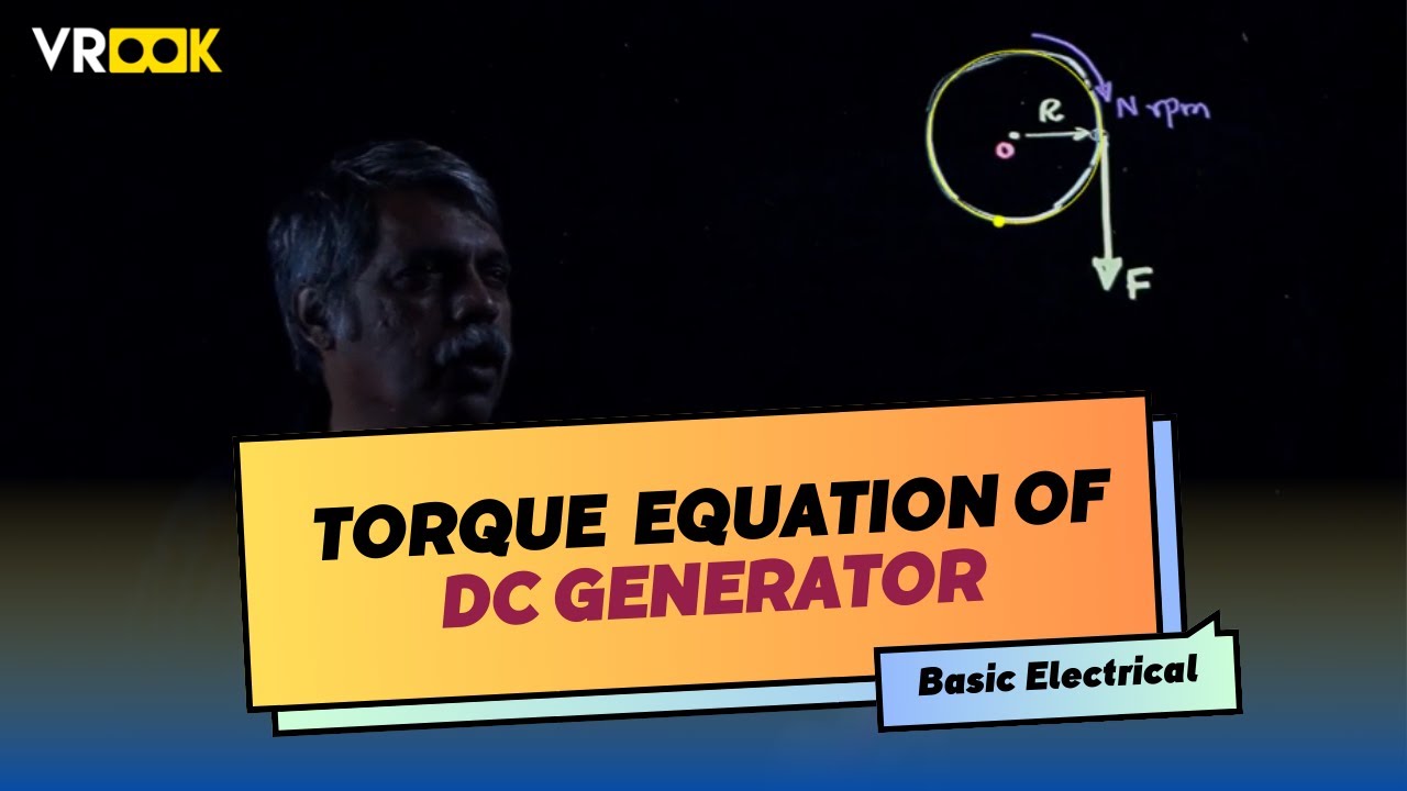 "Torque Equation of DC Generator | Simplified | Vrook | Basic ...