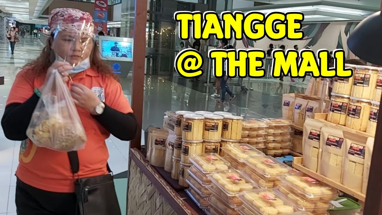 Tiangge at the mall,food tasting as well. - YouTube