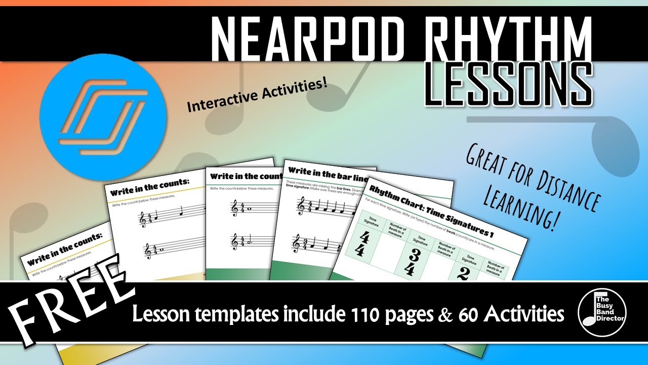Nearpod Rhythm Lessons For Distance Learning - YouTube