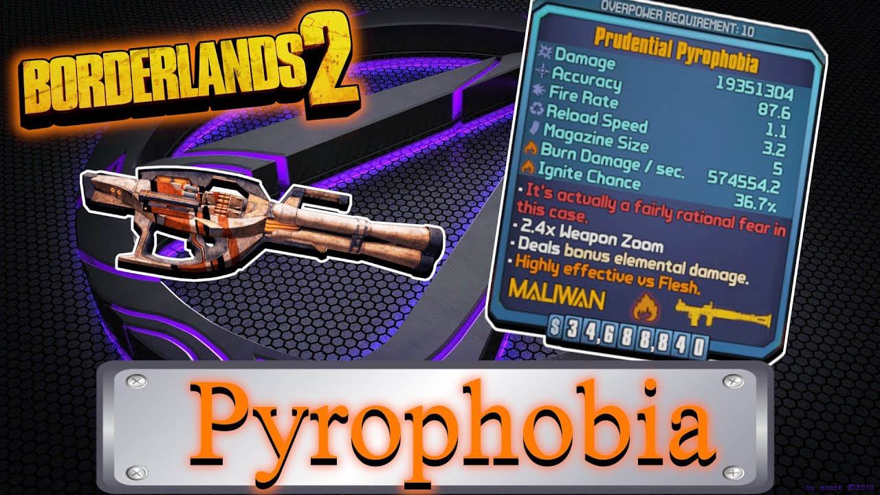 Legendary Item Guide | Pyrophobia | [Borderlands 2] - YouTube
