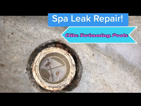 Spa Main Drain Leaking Repair! - YouTube