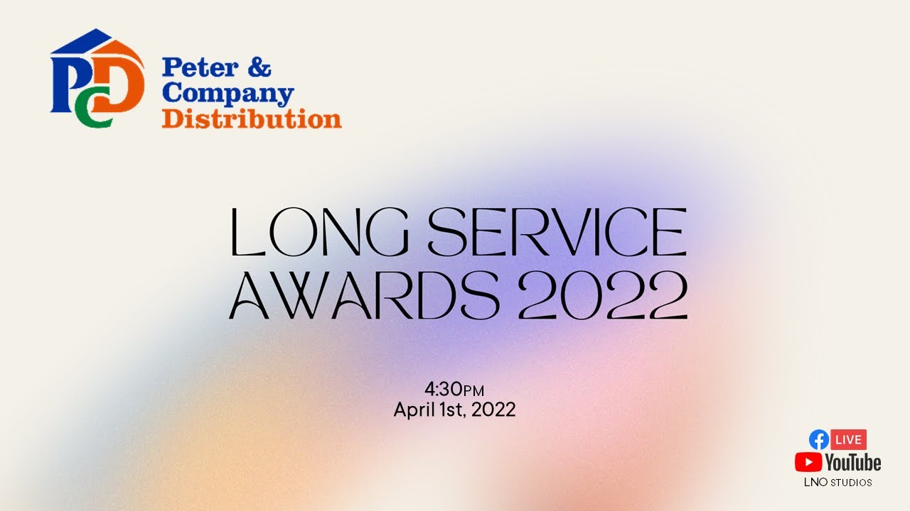 Peter & Company Distribution: Long Service Awards 2021 Recipients - YouTube