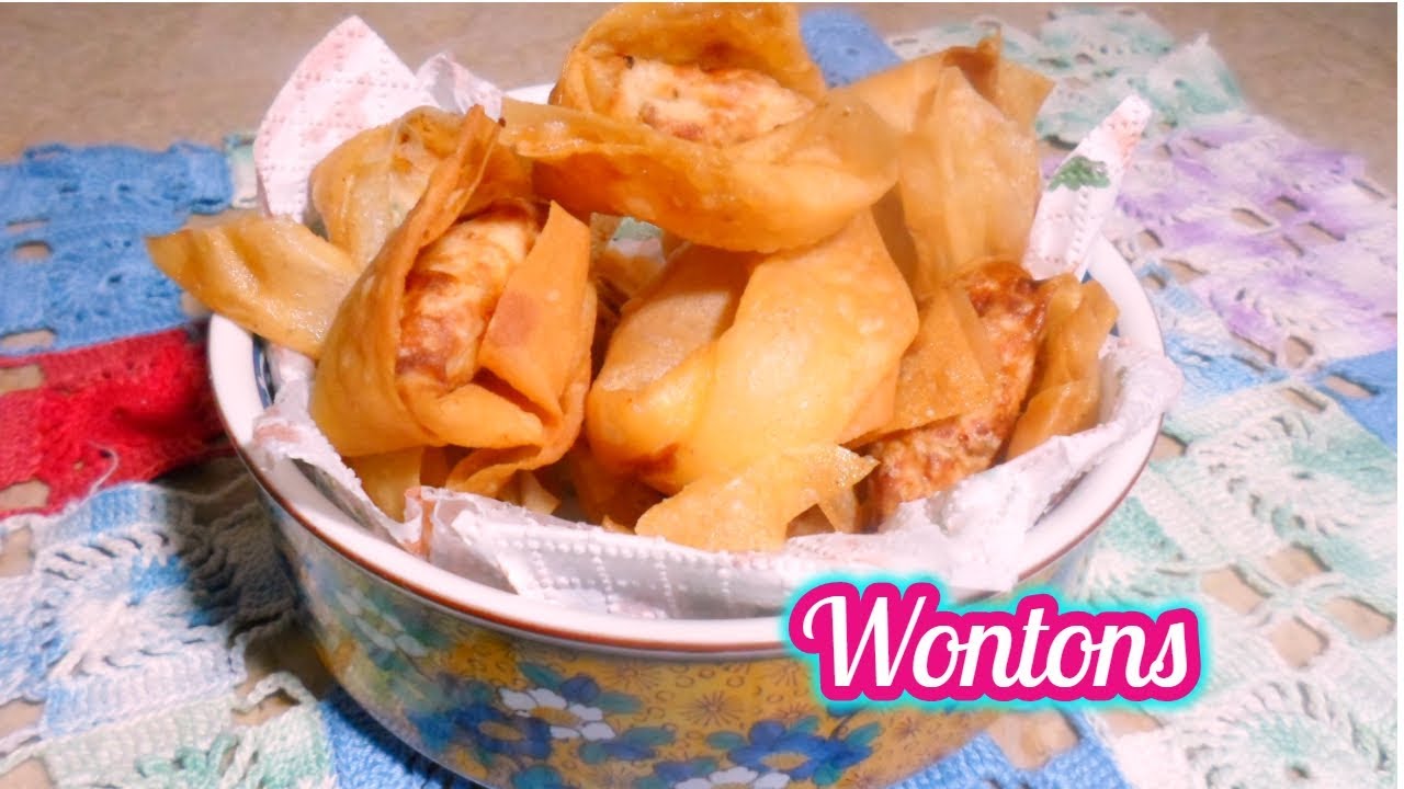 Wontons_How to make wontons at home easy & simple recipe_chinese ...