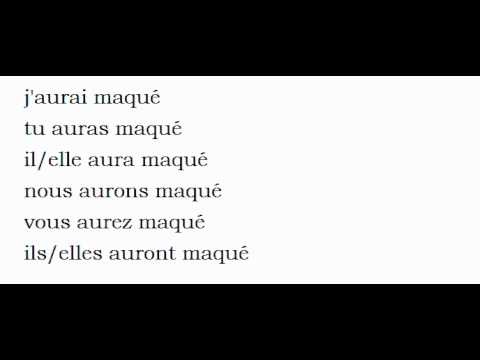 Conjugaison visuelle # Verbe = Maquer = - YouTube