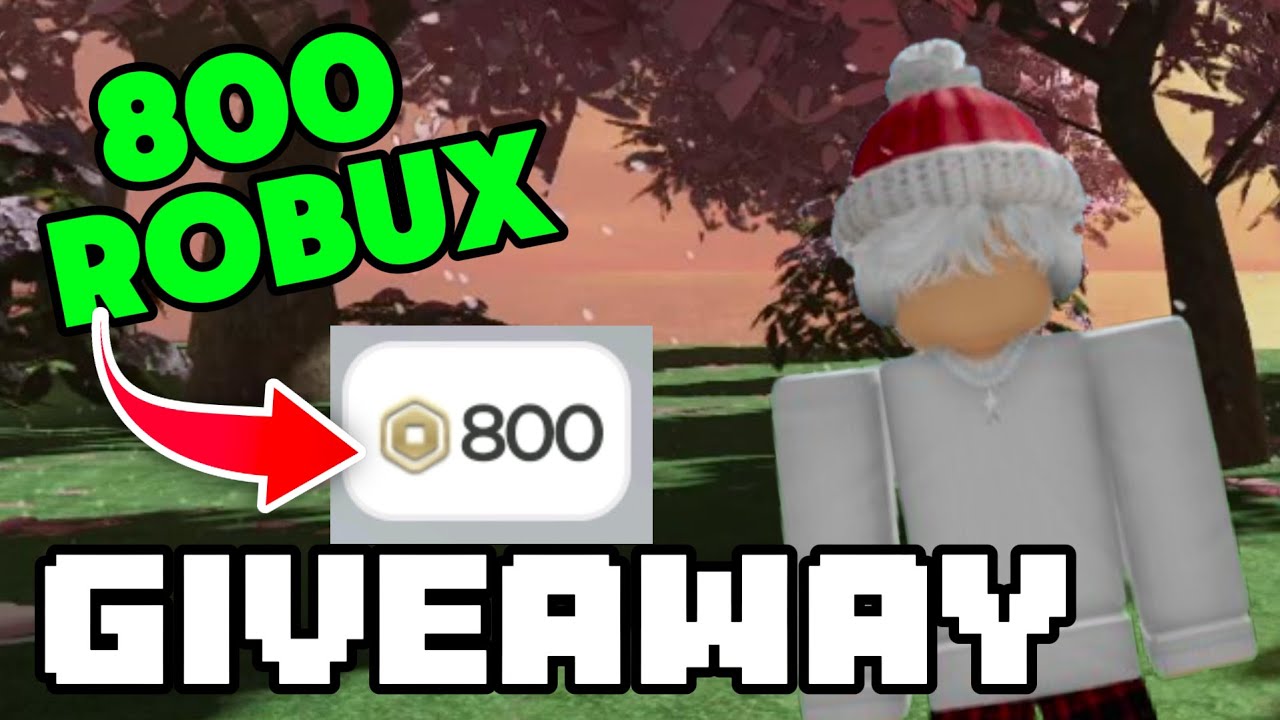 [GIVEAWAY] 800 ROBUX GIVEAWAY TO MY SUBSCRIBERS!! Who's Gonna win ...