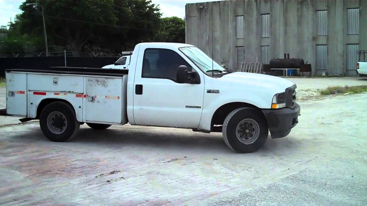 6352 2002 Ford F-250 SD XL 2WD 7.3L V8 Turbo Diesel - YouTube