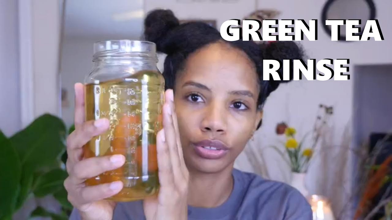 Green tea rinse - YouTube