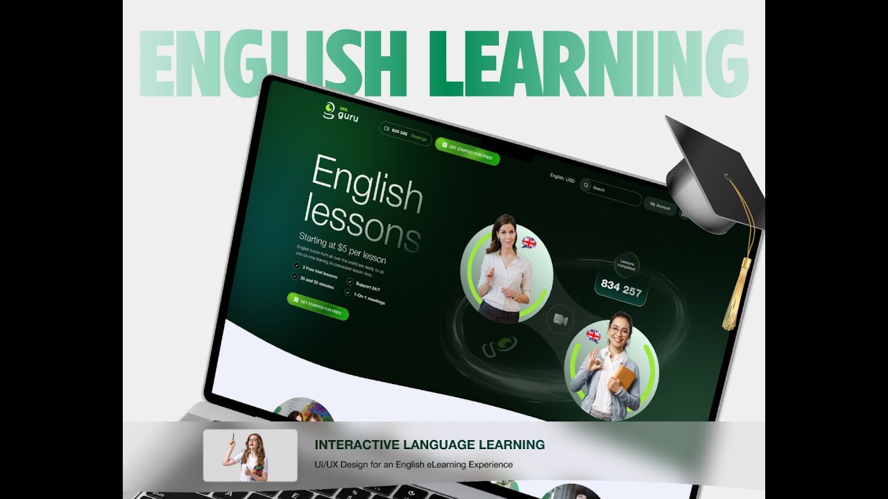 SeeGuru Interactive Language Tutoring Platform - YouTube