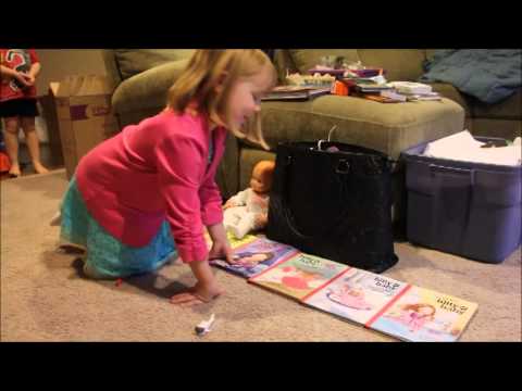American Girl's Bitty Baby Books According to Zoe - YouTube