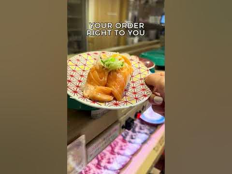 BEST Conveyor Belt Sushi in Tokyo - YouTube