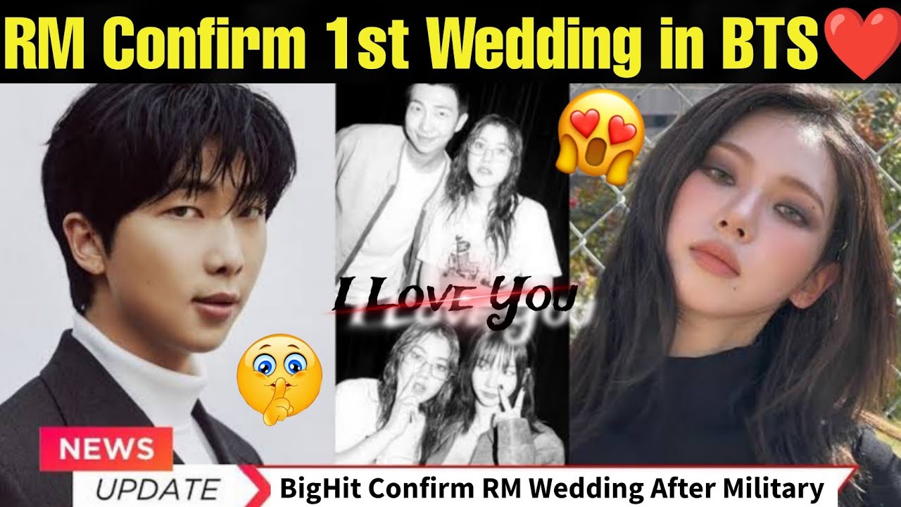 RM Confirm 1st Wedding in BTS 😍 BTS RM Wedding Soon after Military ️ # ...
