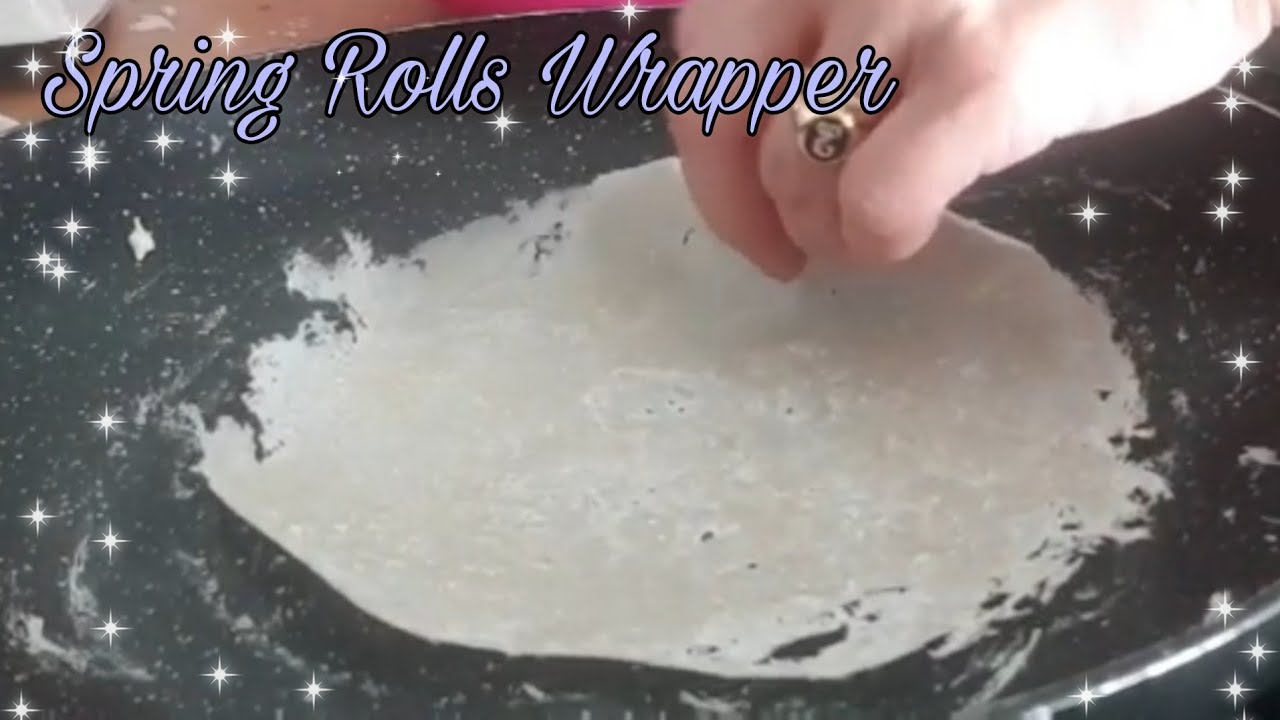 How to make spring rolls wrapper//mikihey kitchen 🦋 - YouTube
