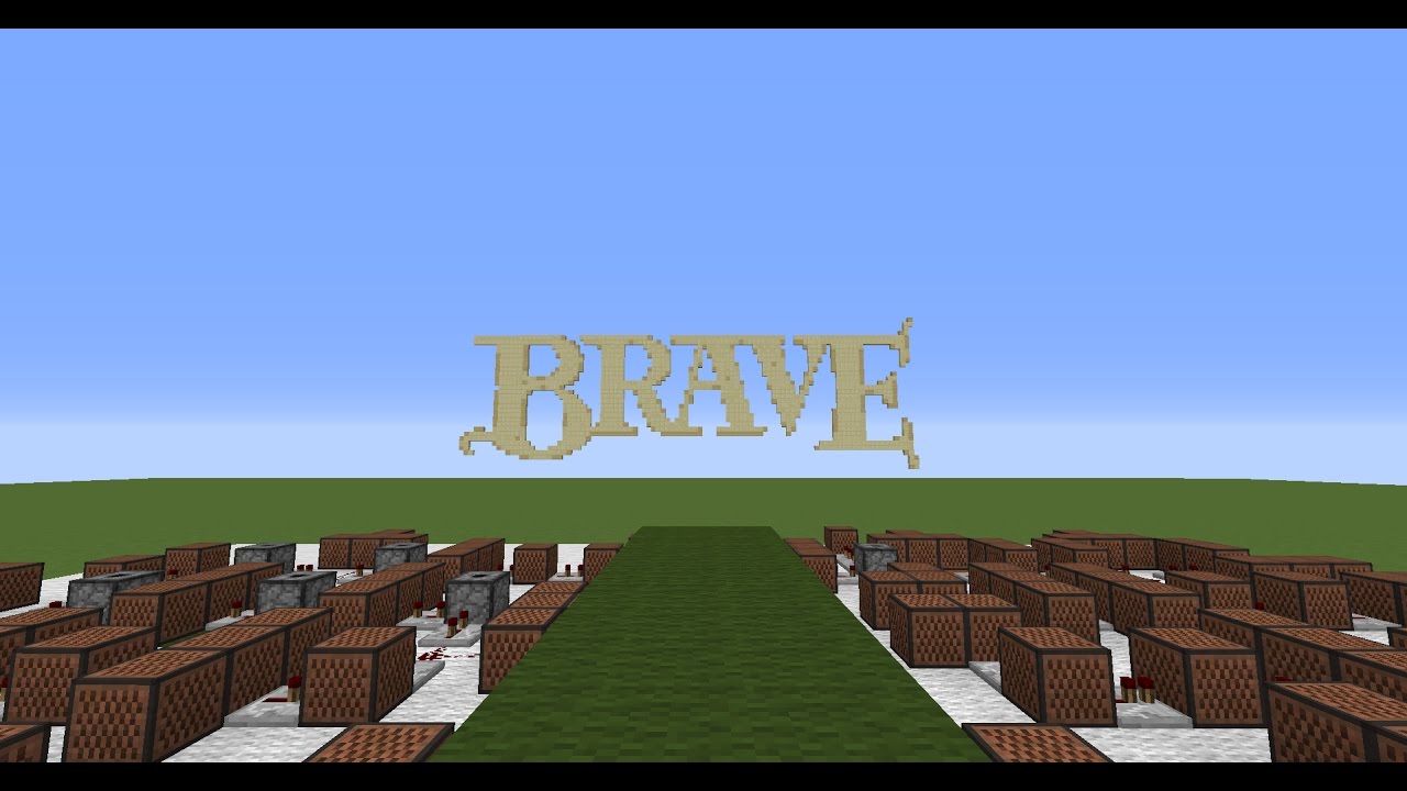 Brave - Touch the Sky [Minecraft Noteblocks] - YouTube