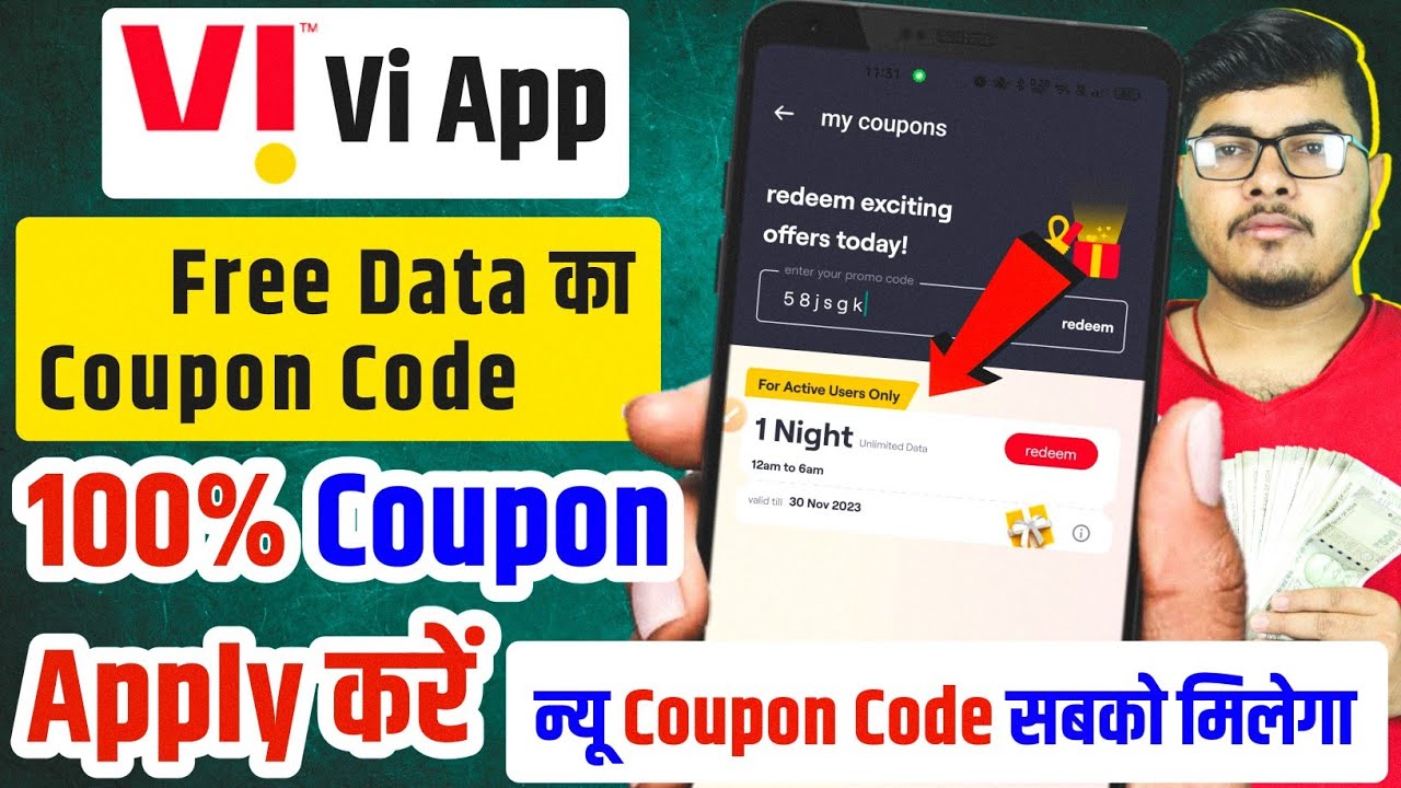vi coupon code | vi coupon code kaha se milega | vi app coupon code ...