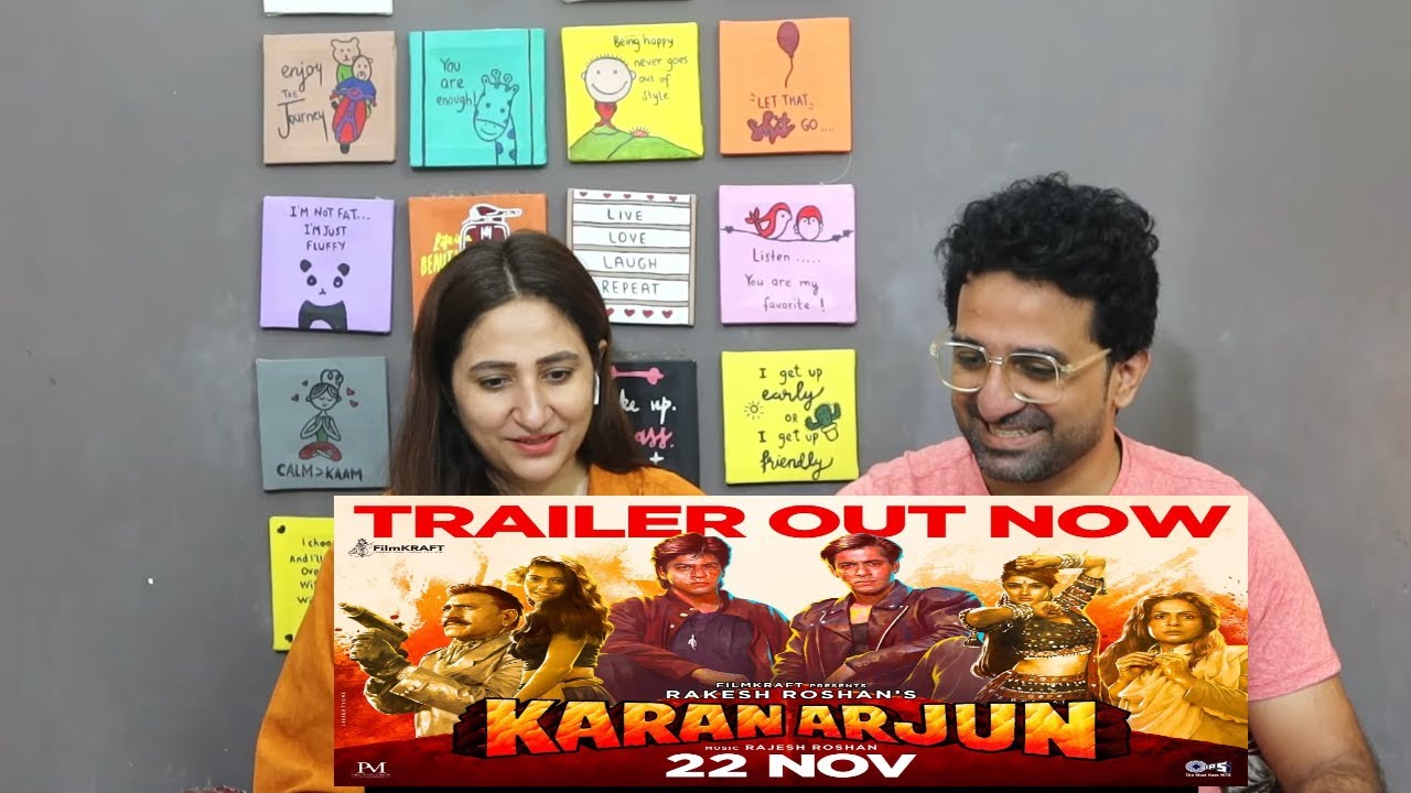 Pakistani Reacts Karan Arjun (Official Trailer): Salman Khan | Shahrukh ...