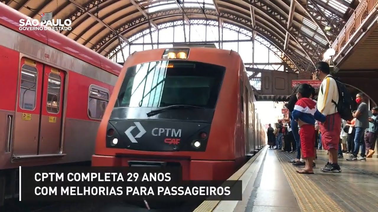 CPTM completa 29 anos com melhorias para passageiros - YouTube