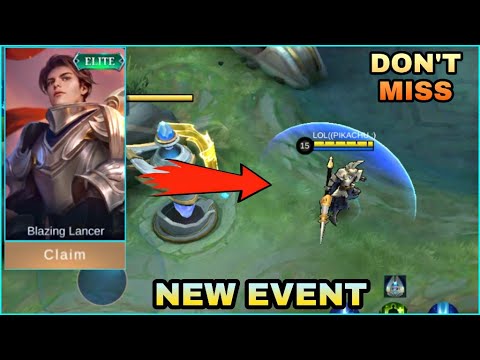 NEW EVENT FREE ZILONG BLAZING LANCER SKIN | MLBB - YouTube
