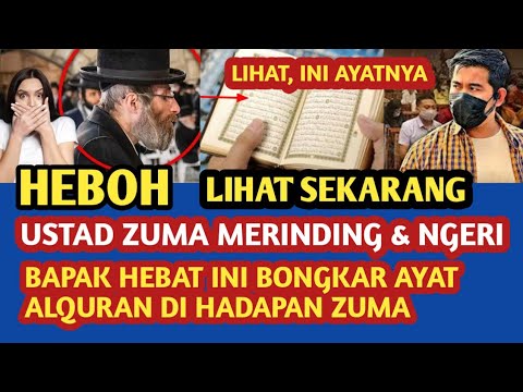 HEBOH, Ustad Zuma dibuat merinding seketika dan tobat bahas alkitab ...