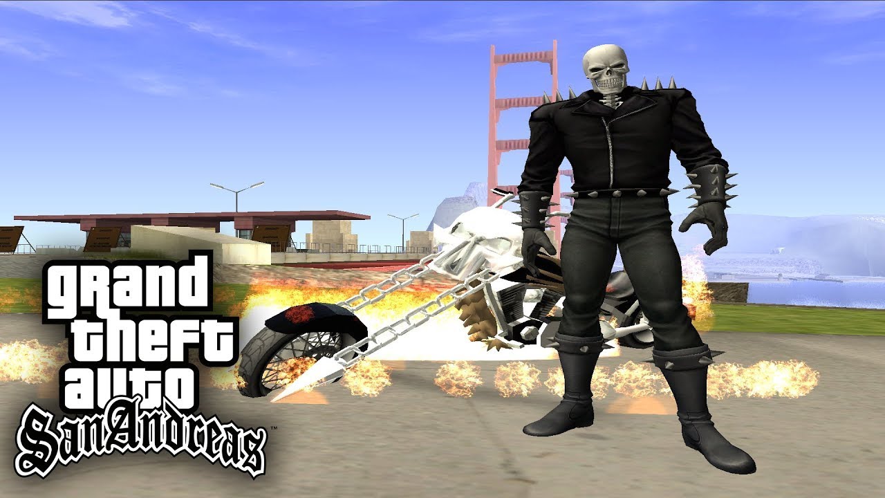 GTA SA Ghost Rider Game Play With Super Powers Mod Download and Install ...