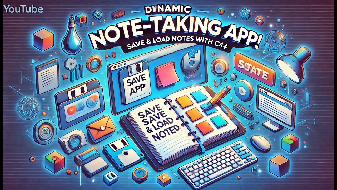 Build a Dynamic Note-Taking App with Save & Load in C# - YouTube