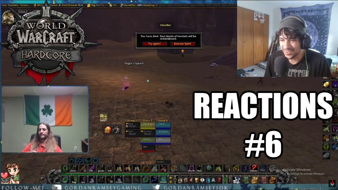 More Hardcore WoW Reactions #6 - YouTube