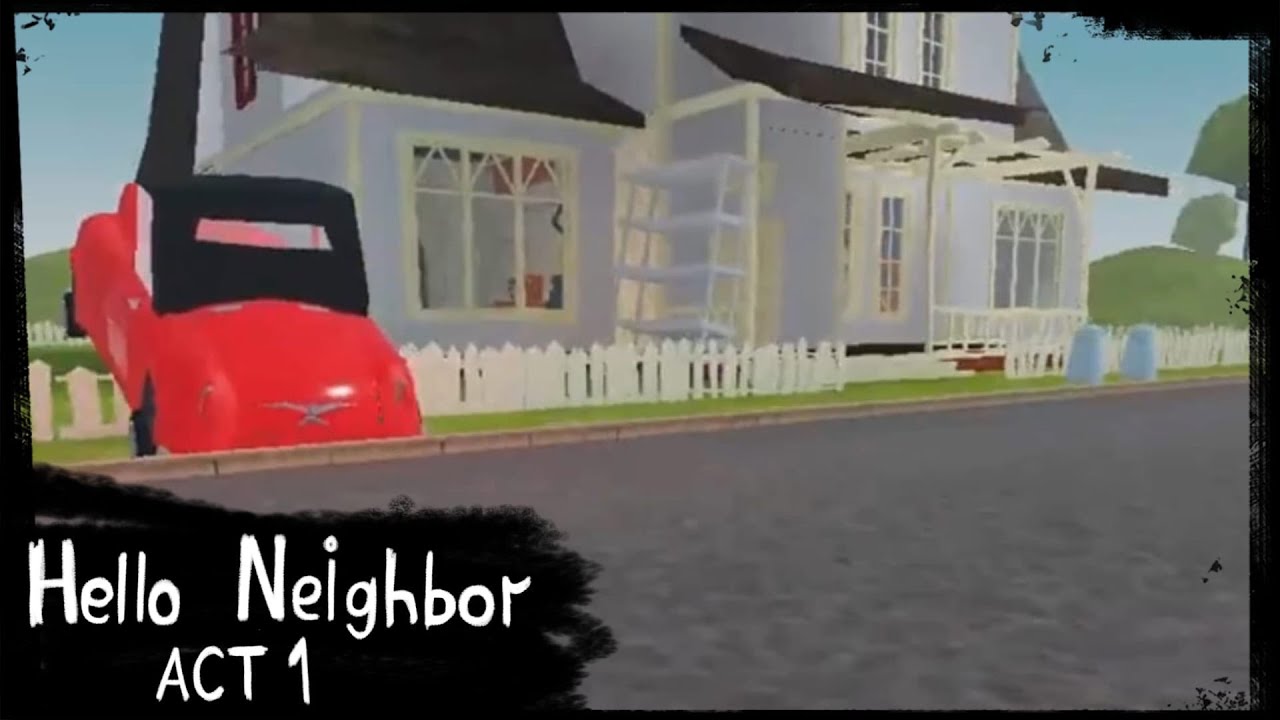 ROBLOX-HELLO NEIGHBOR ACT 1 - YouTube