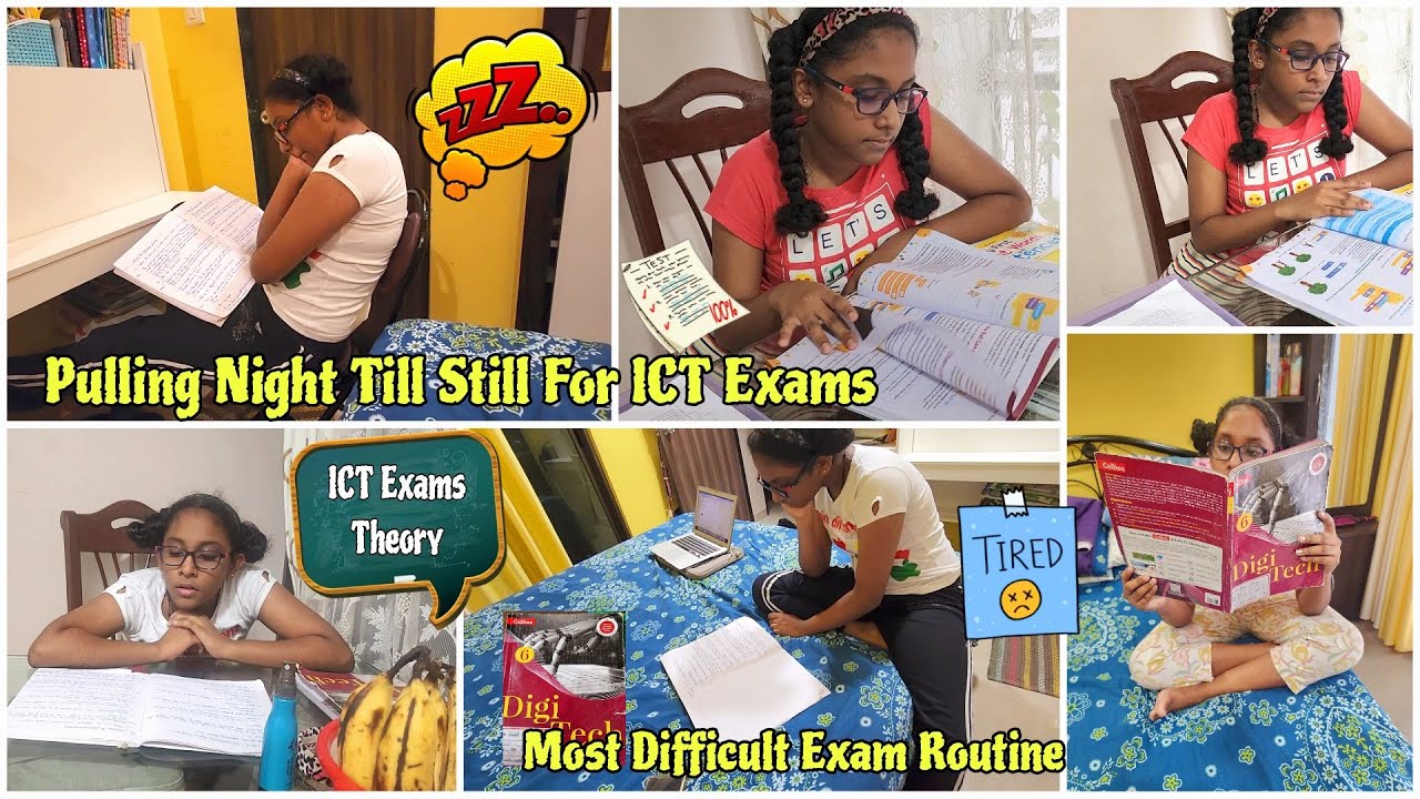 ICT Exam Prep DAY 15📝Difficult Final Revision Struggle😫Pulling All ...