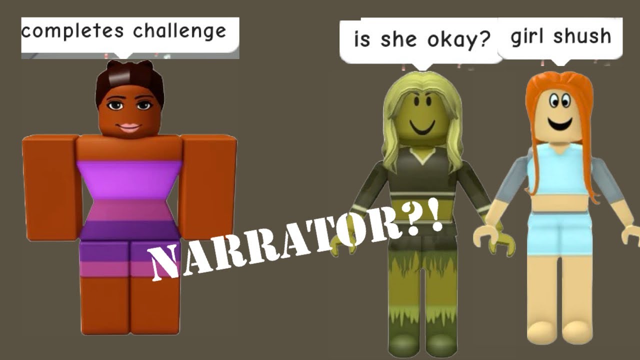 Doing the NARRATOR CHALLENGE in Total Roblox Drama! - YouTube