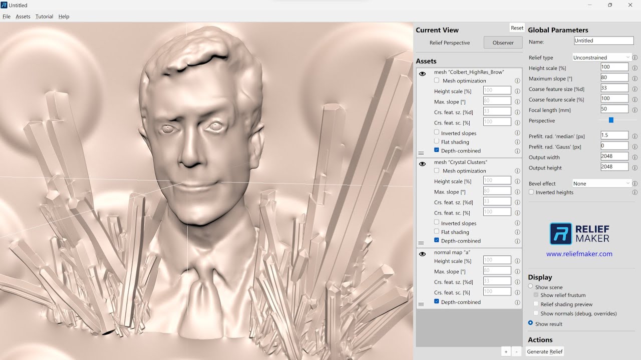Relief Maker | Import Formats - YouTube