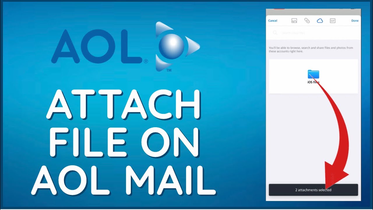 How to Attach File on AOL Mail 2024? - YouTube