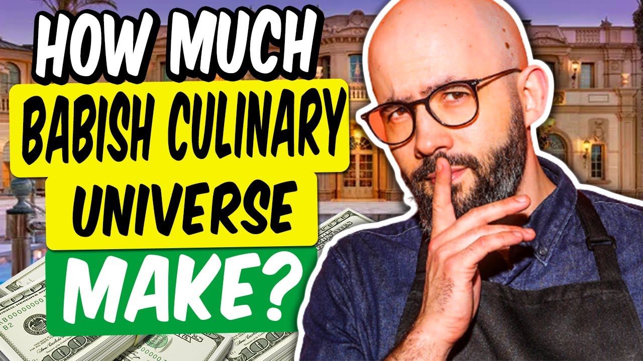 this is how much money Babish Culinary Universe makes from youtube ...