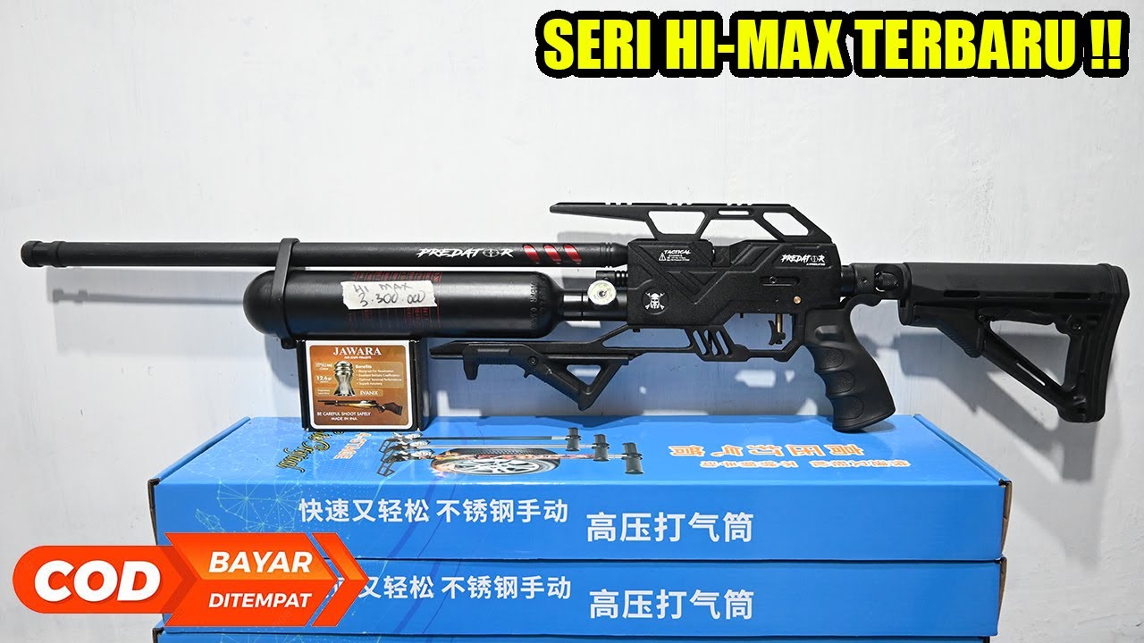 Harga senapan angin PCP BOCAP PREDATOR 500CC SERI HI MAX terbaru dan ...