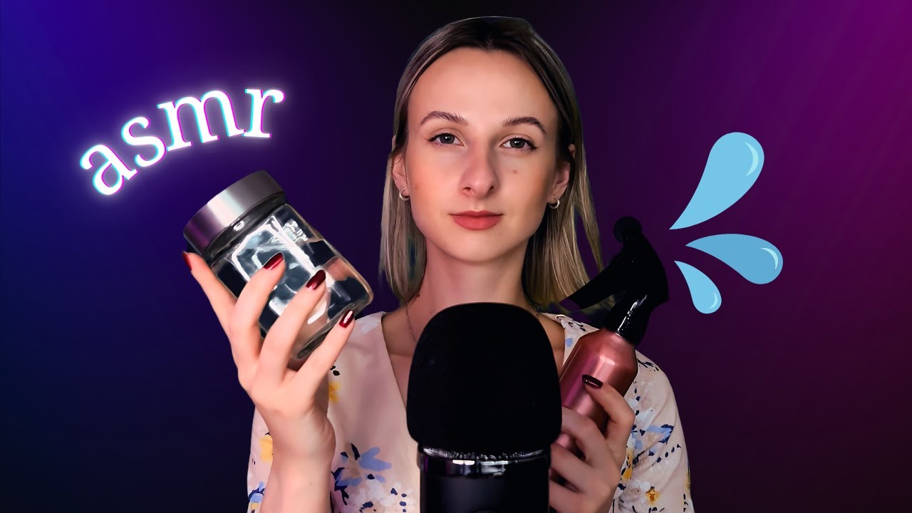 4K ASMR | Water Sounds & Tapping (No Talking) - YouTube