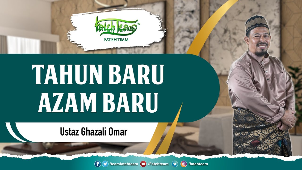 Tahun Baru, Azam Baru - Ustaz Ghazali Omar - YouTube