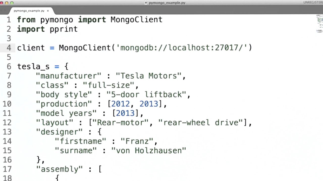 Intro To Pymongo Youtube