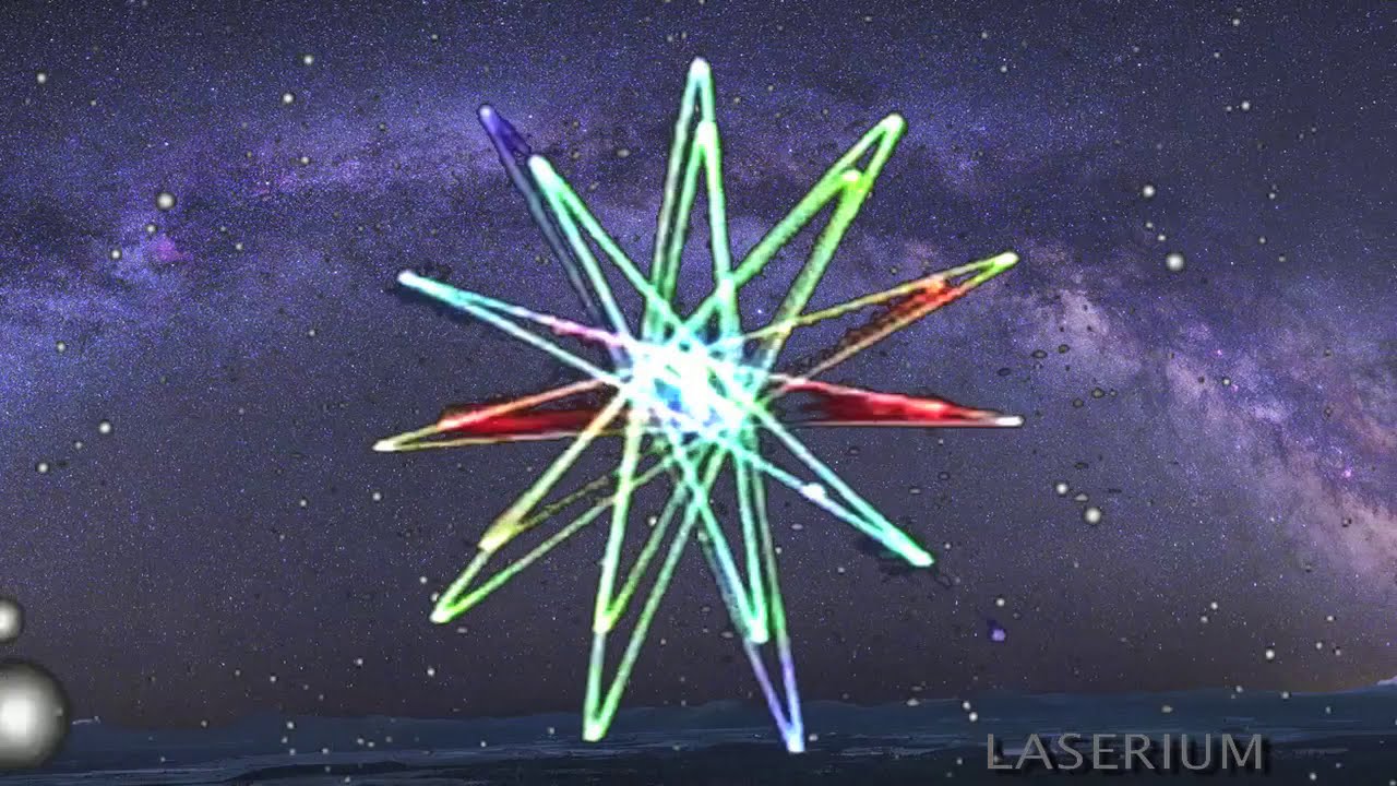 LASERIUM Under the Milky Way - the Church - live laser projection - YouTube