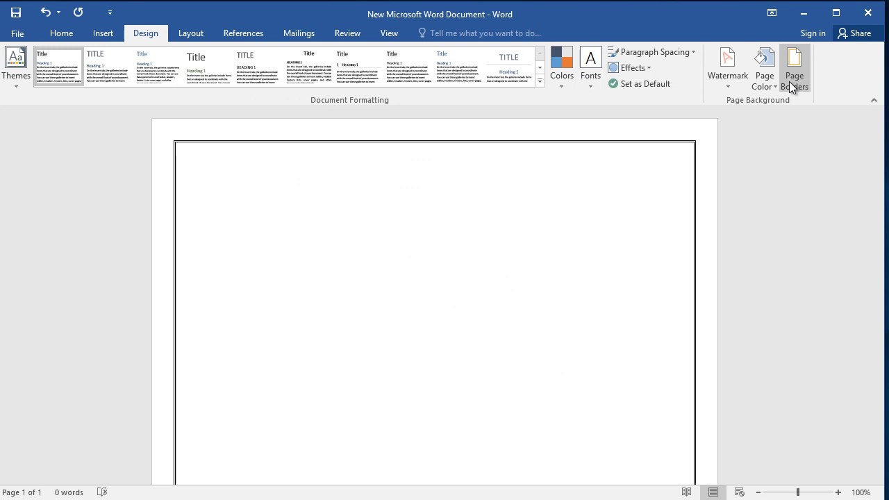 How To Make Page Border Bold In Word YouTube how-to-make-page-border-bold-in-word-youtube