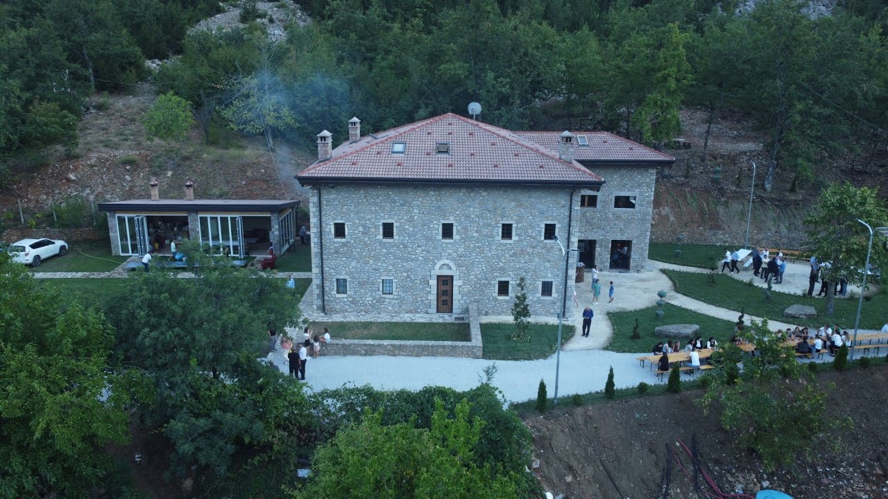 Konaj Fan Mirdite - Old Tower Repaired in a Beautiful Place - YouTube