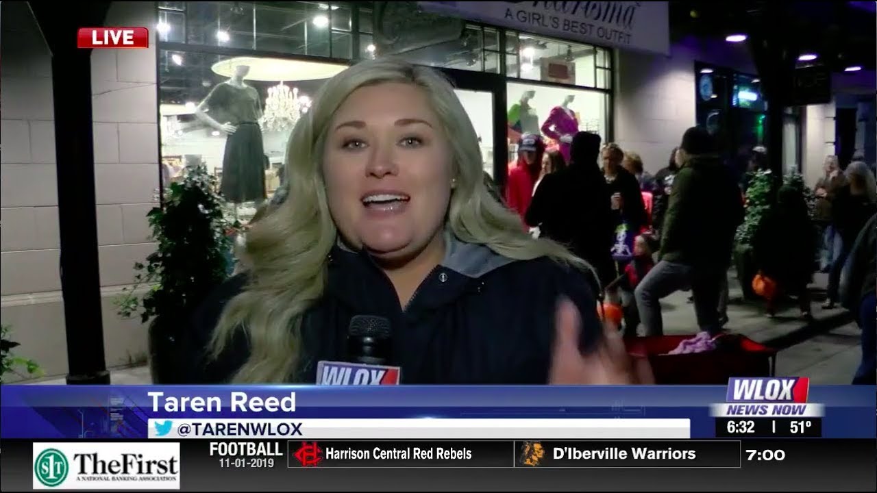 HALLOWEEN AS A TV NEWS REPORTER | Taren Denise - YouTube