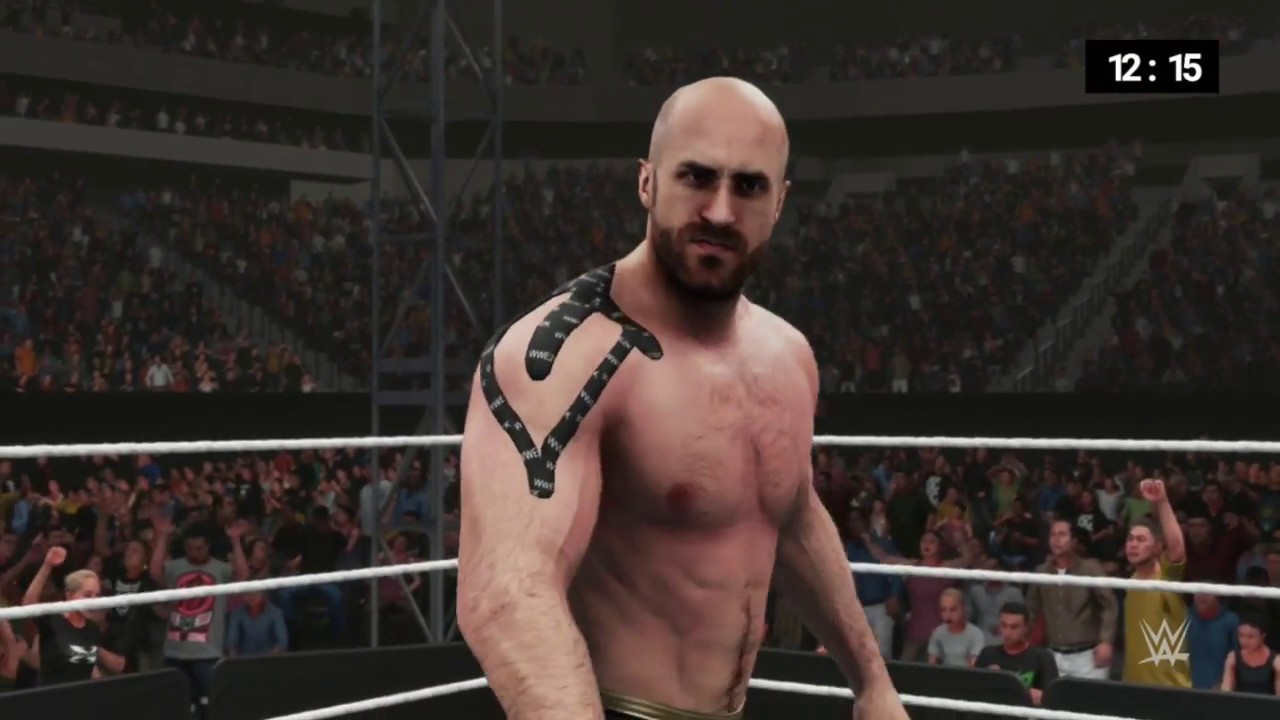 WWE 2K19 Gameplay - Exhibition W/ Eddy Ep#1 - Cesaro VS HHH Iron Man ...