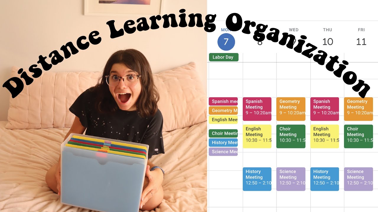How to Stay Organized for Distance Learning! - YouTube